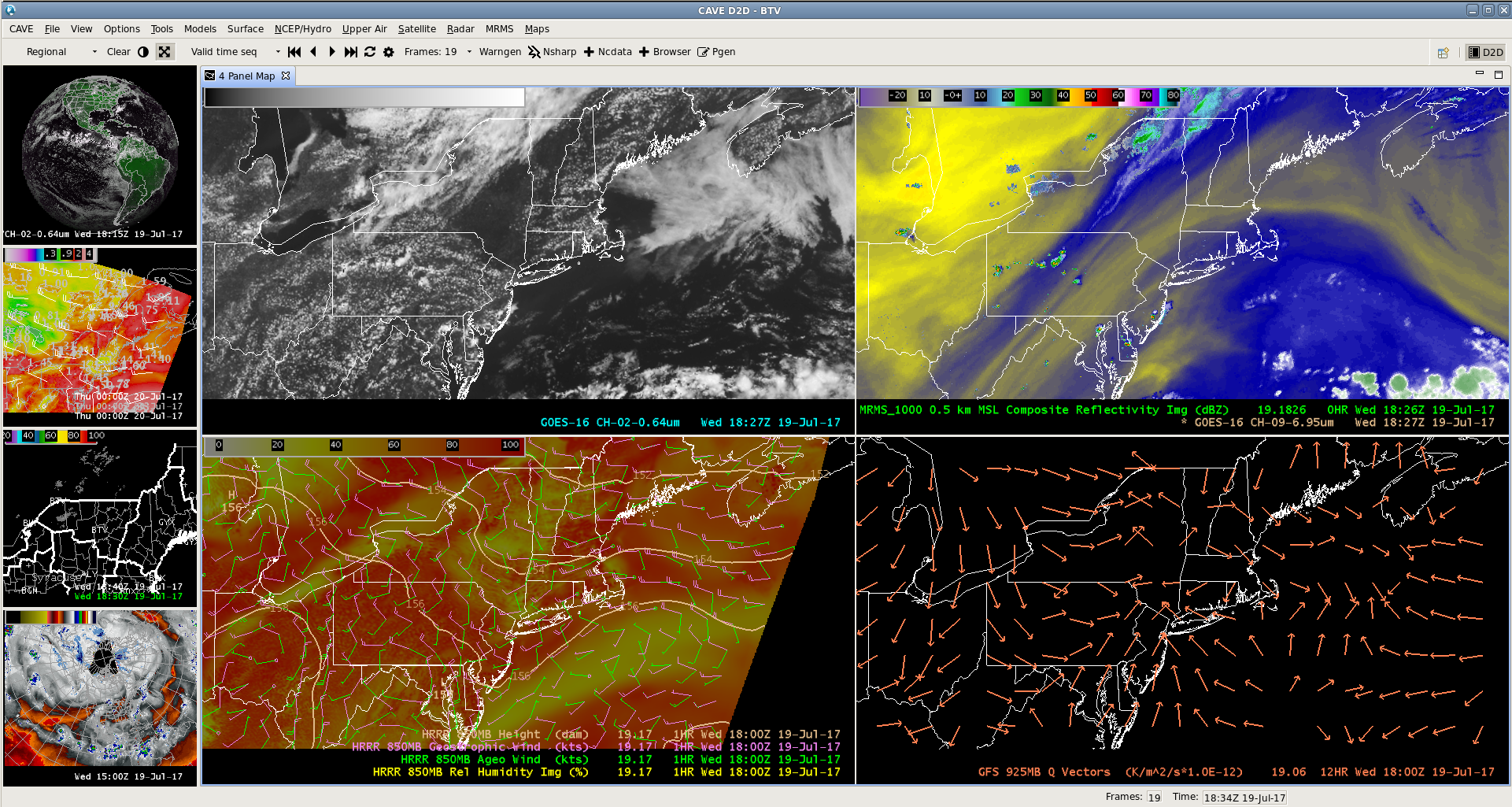 AWIPS Applications Modules | VTSU Lyndon Atmospheric Sciences