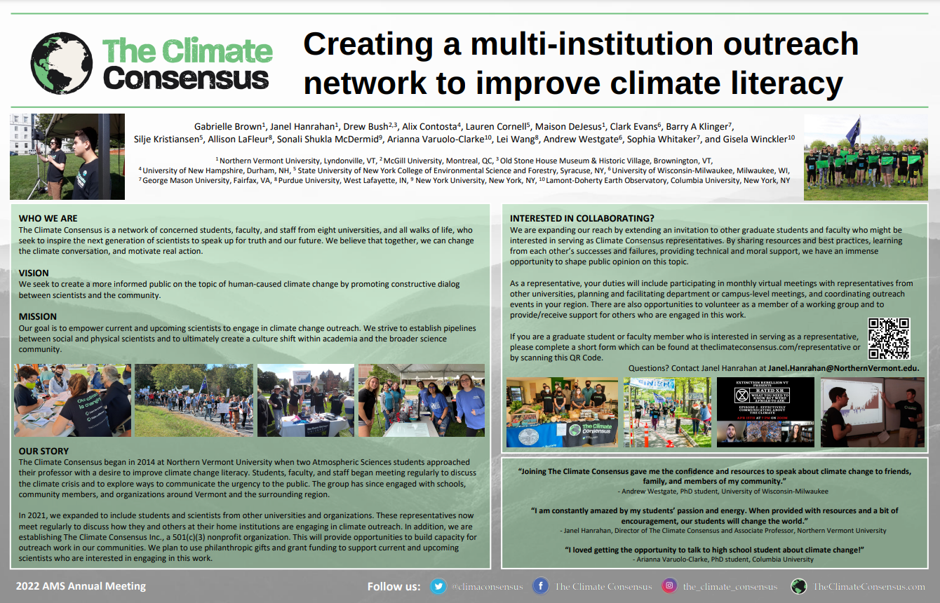 Students, Faculty and Alumni Involvement in 2022 AMS Annual Meeting ...